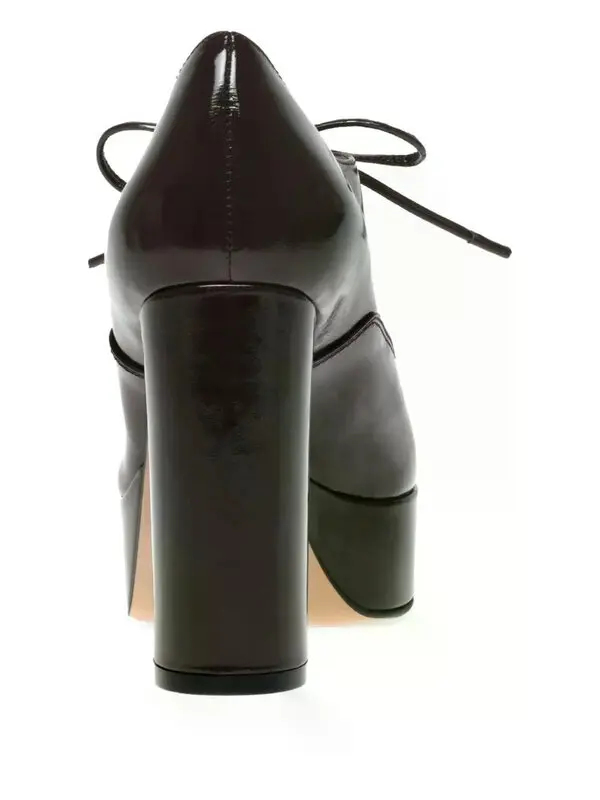 GIANVITO ROSSI Vicky Lace-up Platform Boots