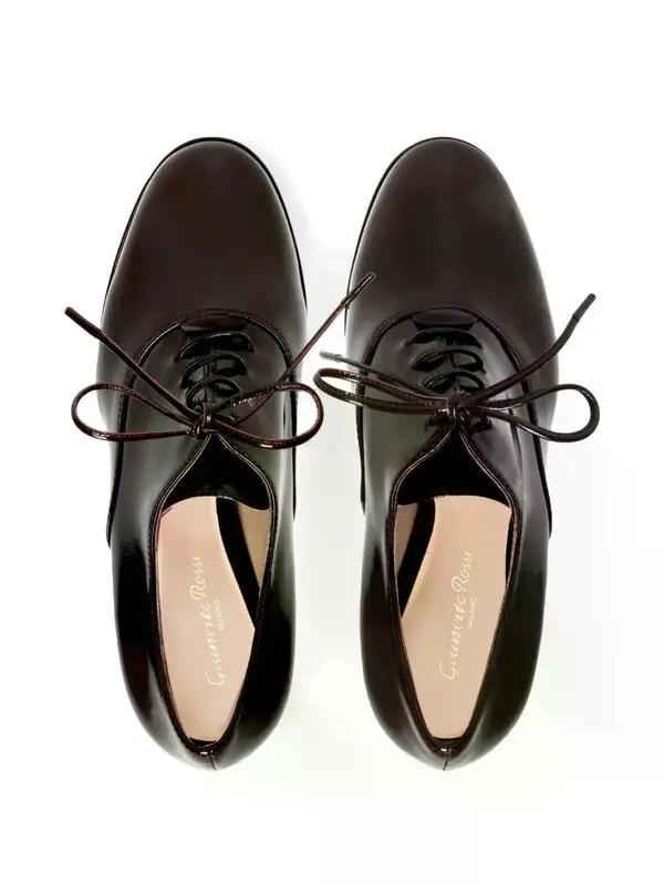 GIANVITO ROSSI Vicky Lace-up Platform Boots