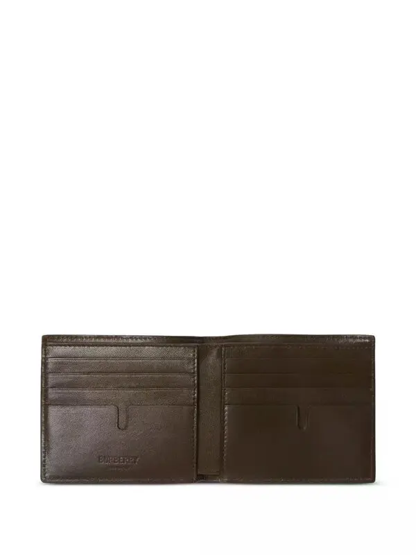 Burberry Check Pattern Bi-fold Wallet