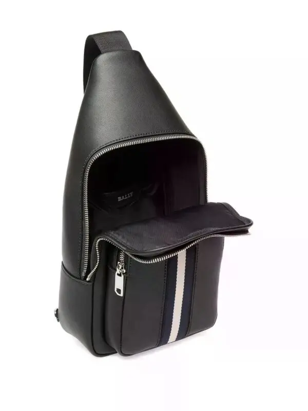 Bally レザーバッグ Bally Leather Sling Backpack - Black | Editorialist