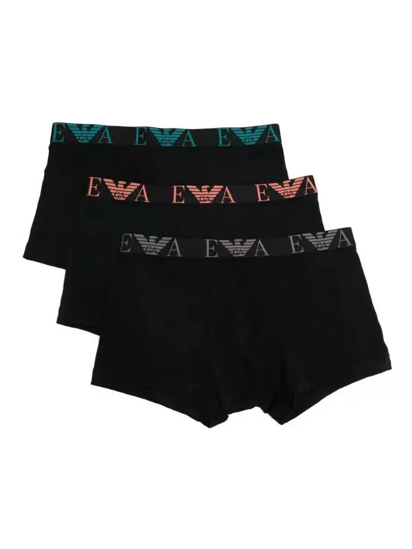 Emporio Armani Logo Boxers - Black