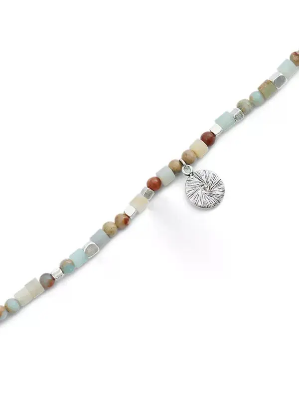 MARANT Embellished Bead Bracelet With Silver-tone Pendant