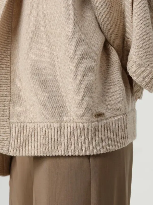 Max Mara Ribbed Hooded Poncho