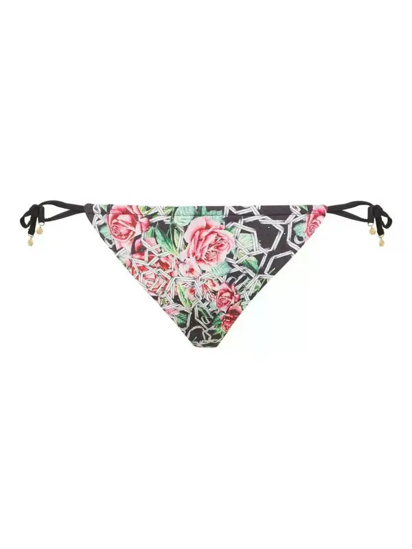 Philipp Plein Embellished Swimwear Bottoms - Red