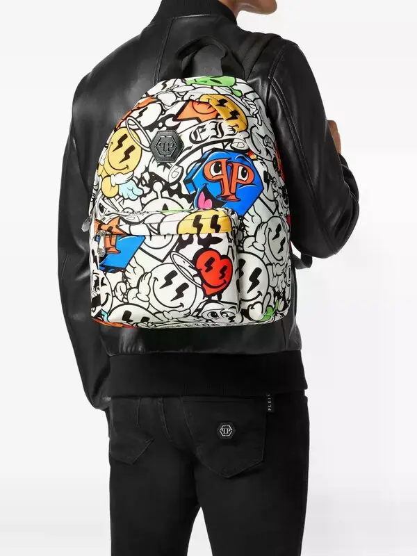 Philipp Plein Printed Backpack