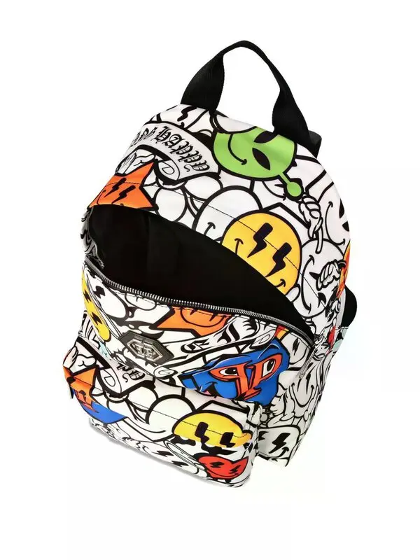 Philipp Plein Printed Backpack