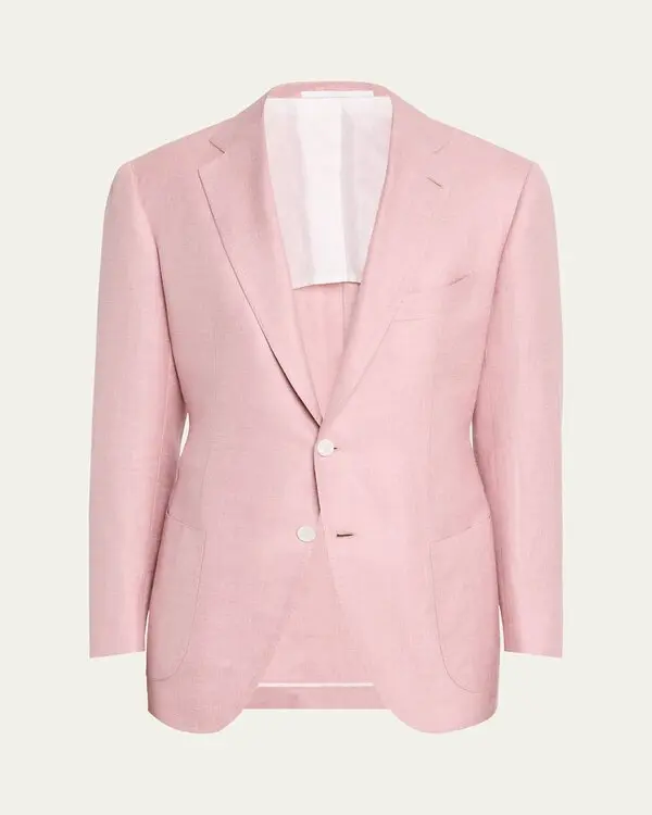Cesare Attolini Cashmere, Silk And Linen Single-breasted Sport Coat