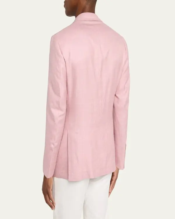 Cesare Attolini Cashmere, Silk And Linen Single-breasted Sport Coat