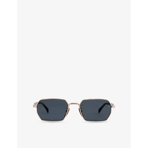 DB EYEWEAR BY DAVID BECKHAM 1174/s Metal Sunglasses - Matte Gold Havana