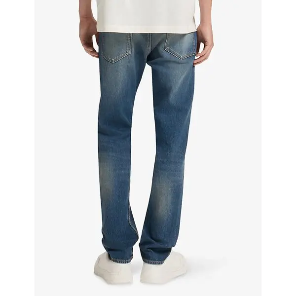 Hugo Slim-fit Straight-leg Stretch-denim Jeans