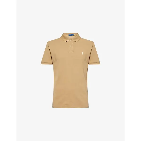 Polo Ralph Lauren Custom Slim-fit Cotton Polo Shirt - Tan/crm Pp