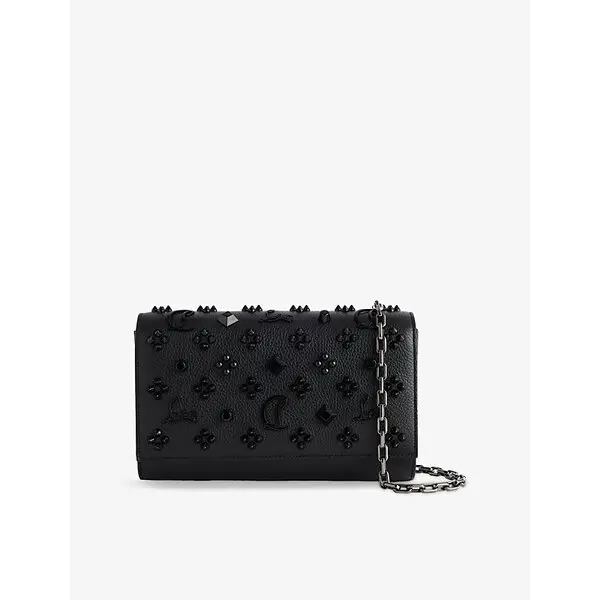 CHRISTIAN LOUBOUTIN Paloma Loubinthesky Leather Clutch
