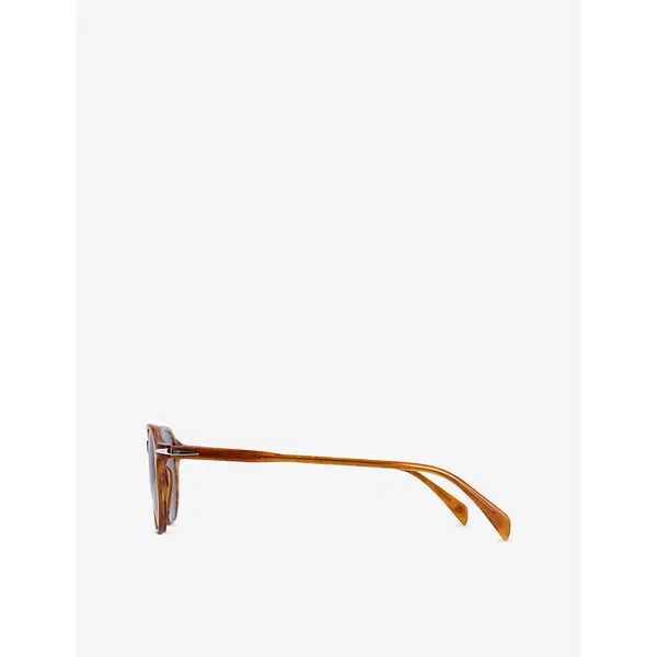 DB EYEWEAR BY DAVID BECKHAM Rectangle-frame Acetate Sunglasses
