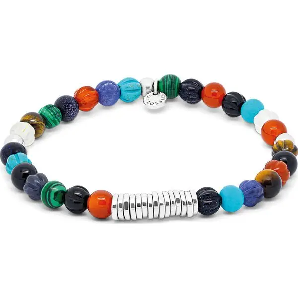 Tateossian Classic Discs Beaded Bracelet - Multicolor