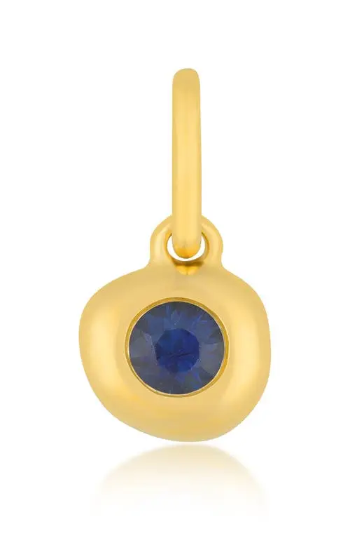 Ef Collection Single Stone Charm - 14k Yellow Gold