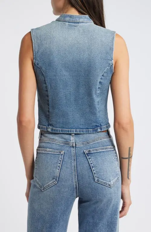 HIDDEN JEANS Denim Biker Vest