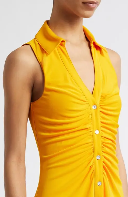 Cinq À Sept Melinda Sleeveless Minidress - Saffron