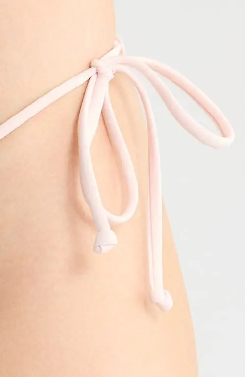 PACSUN Sakura Ruffle Fixed Bow Bikini Bottoms - Pink Dogwood