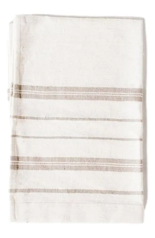 CREATIVE WOMEN Avery Cotton Tea Towelset Of 2 - Stone