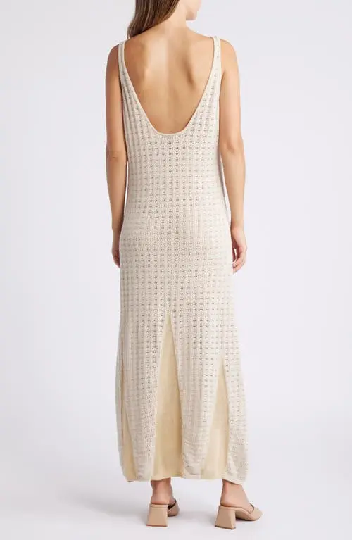EMILIA GEORGE Naomi Pointelle Maxi Dress