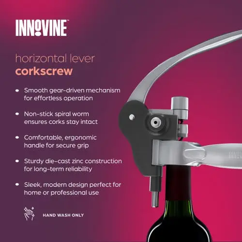 INNOVINE Horizontal Lever Corkscrew
