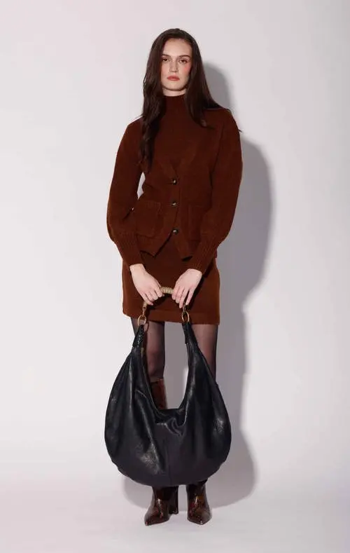 Walter Baker Jane Large Leather Hobo Bag