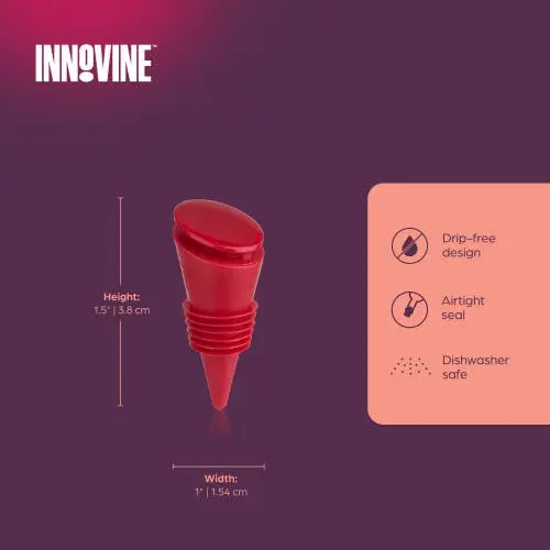 INNOVINE Silicone Bottle Stoppers Set Of 4