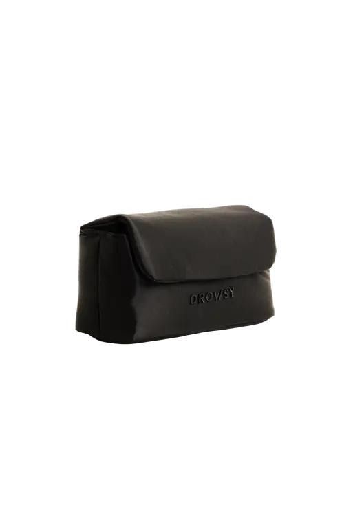 DROWSY SLEEP CO. Silk Necessaire Pouch - Black Jade