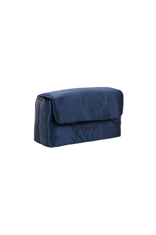 DROWSY SLEEP CO. Silk Necessaire Pouch - Midnight Blue