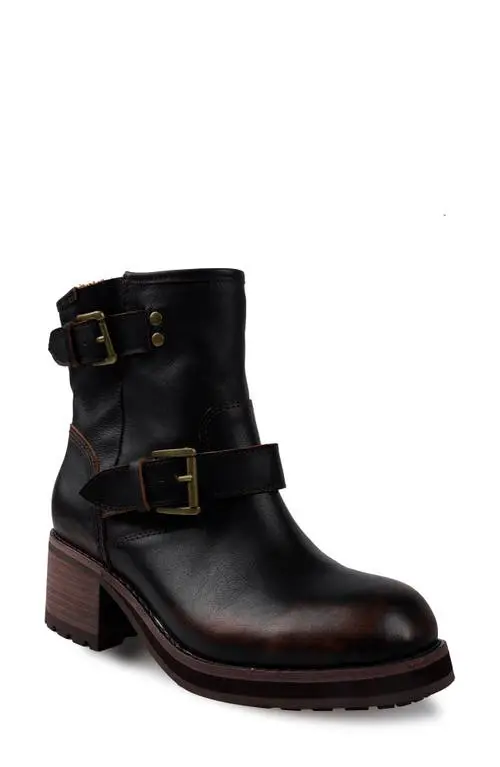 CANDIE'S Rissa Lug Sole Moto Bootie
