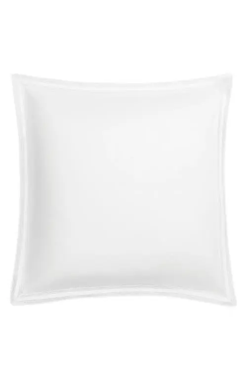 MATOUK Lace Piqué Cotton Sham - Grace White
