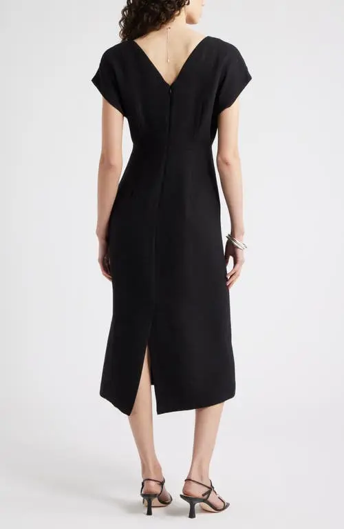 dress off shoulder black Rouched Off The Shoulder Dress Maxi