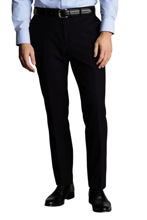 CHARLES TYRWHITT Ultimate Suit Trousers - Dark Navy