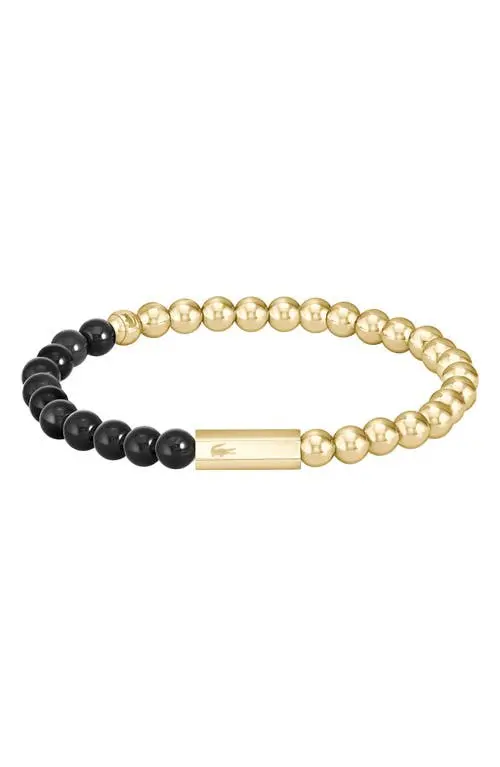 Lacoste Scottie Beaded Bracelet - Gold