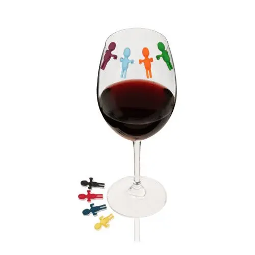 INNOVINE Wine Charms Set Of 8
