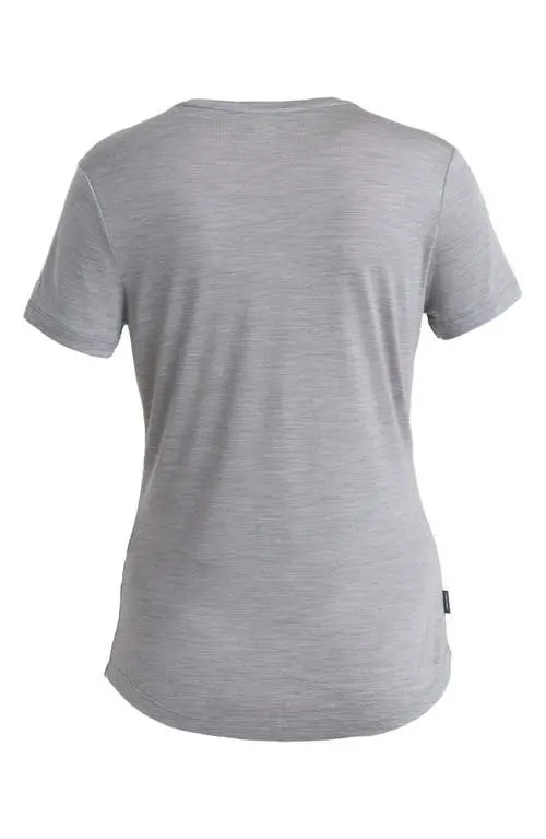 Icebreaker Lyocell & Merino Blend 125 Cool-lite Sphere T-shirt - Metro Heather