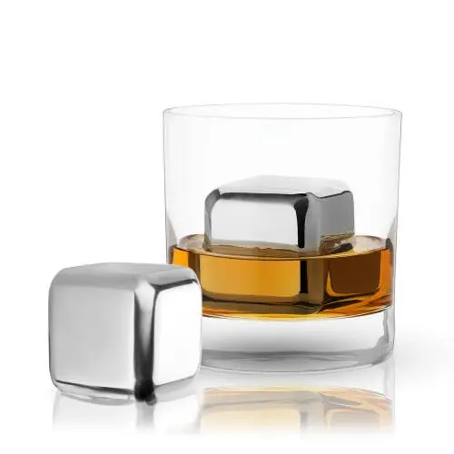 INNOVINE Stainless Steel Ice Cubes Set Of 2