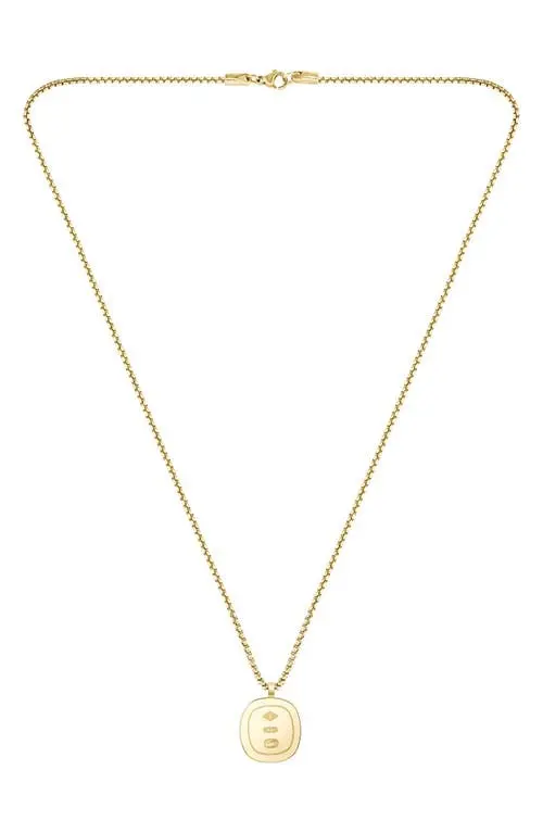Lacoste Vigor Pendant Necklace - Gold