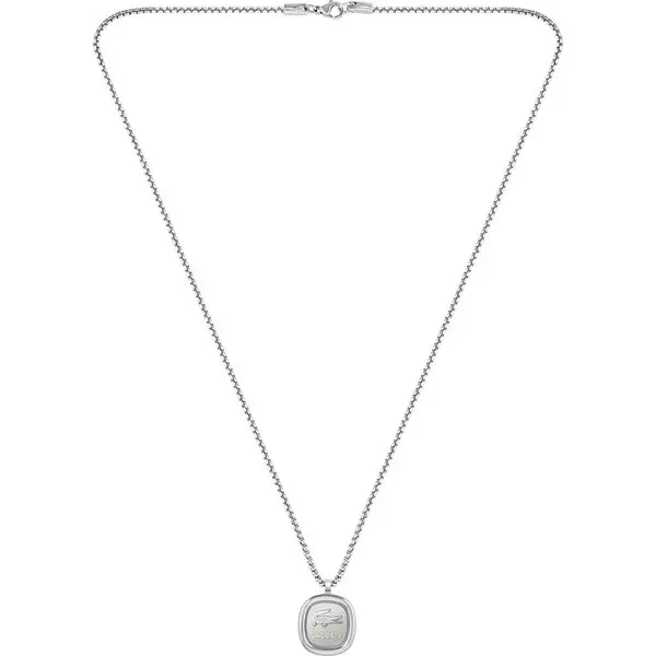 Lacoste Vigor Pendant Necklace - Silver