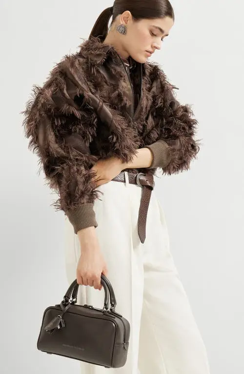 Brunello Cucinelli Nappa Boston Explorer Bag