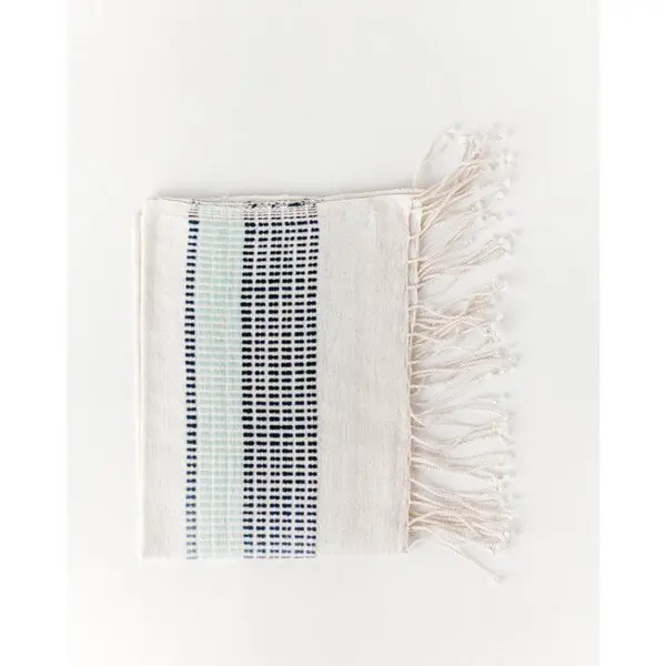 CREATIVE WOMEN Camden Cotton Hand Towel - Navy/azure