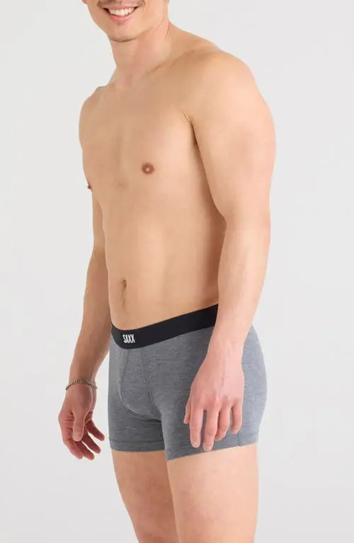 SAXX Assorted 2-pack Vibe Xtra Soft Comfort Trunks - Black/ Dark Grey Heather