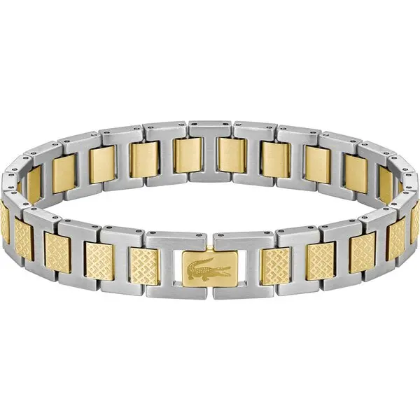 Lacoste Metropole Link Bracelet - Two Tone
