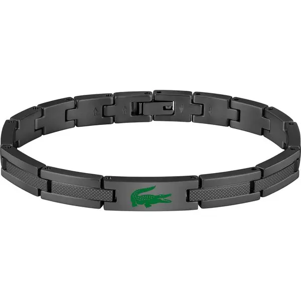 Lacoste Stencil Link Bracelet - Black