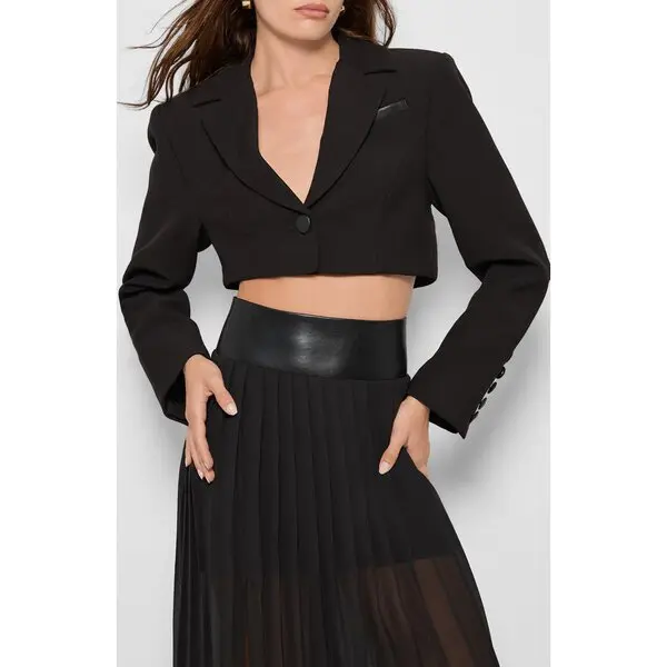 AS By DF Felice Cropped Blazer