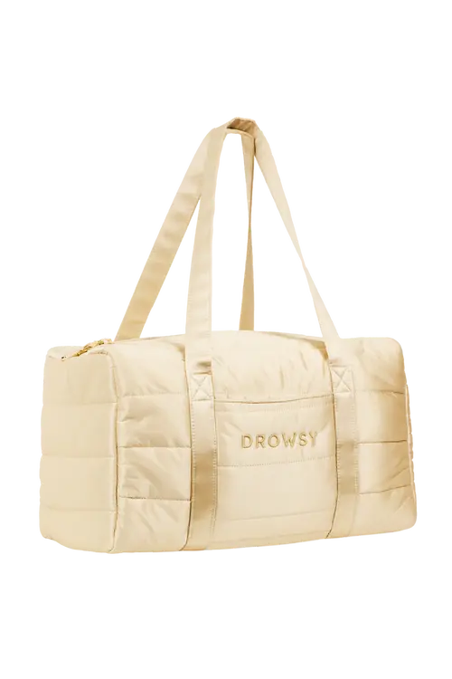 DROWSY Silk Weekender - Dusty Gold