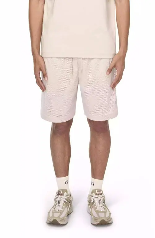 EASTSIDE GOLF Mesh Shorts - Pale Khaki