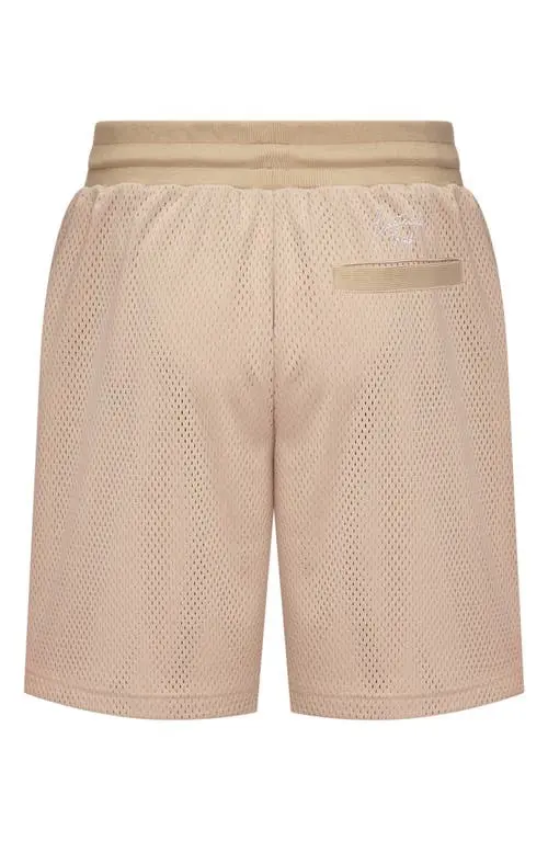 EASTSIDE GOLF Mesh Shorts - Pale Khaki