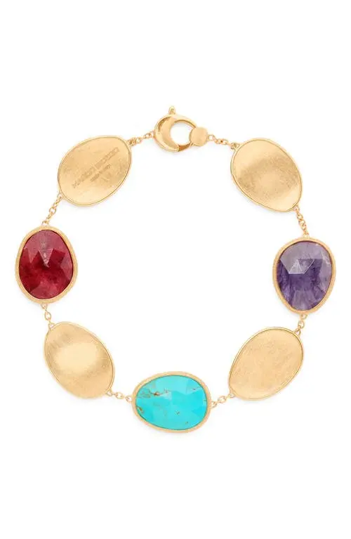 Marco Bicego Lunaria Turquoise Bracelet - Gold/mixed
