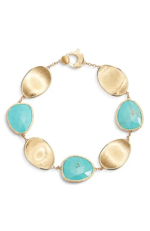 Marco Bicego Lunaria Turquoise Bracelet - Gold/turquoise
